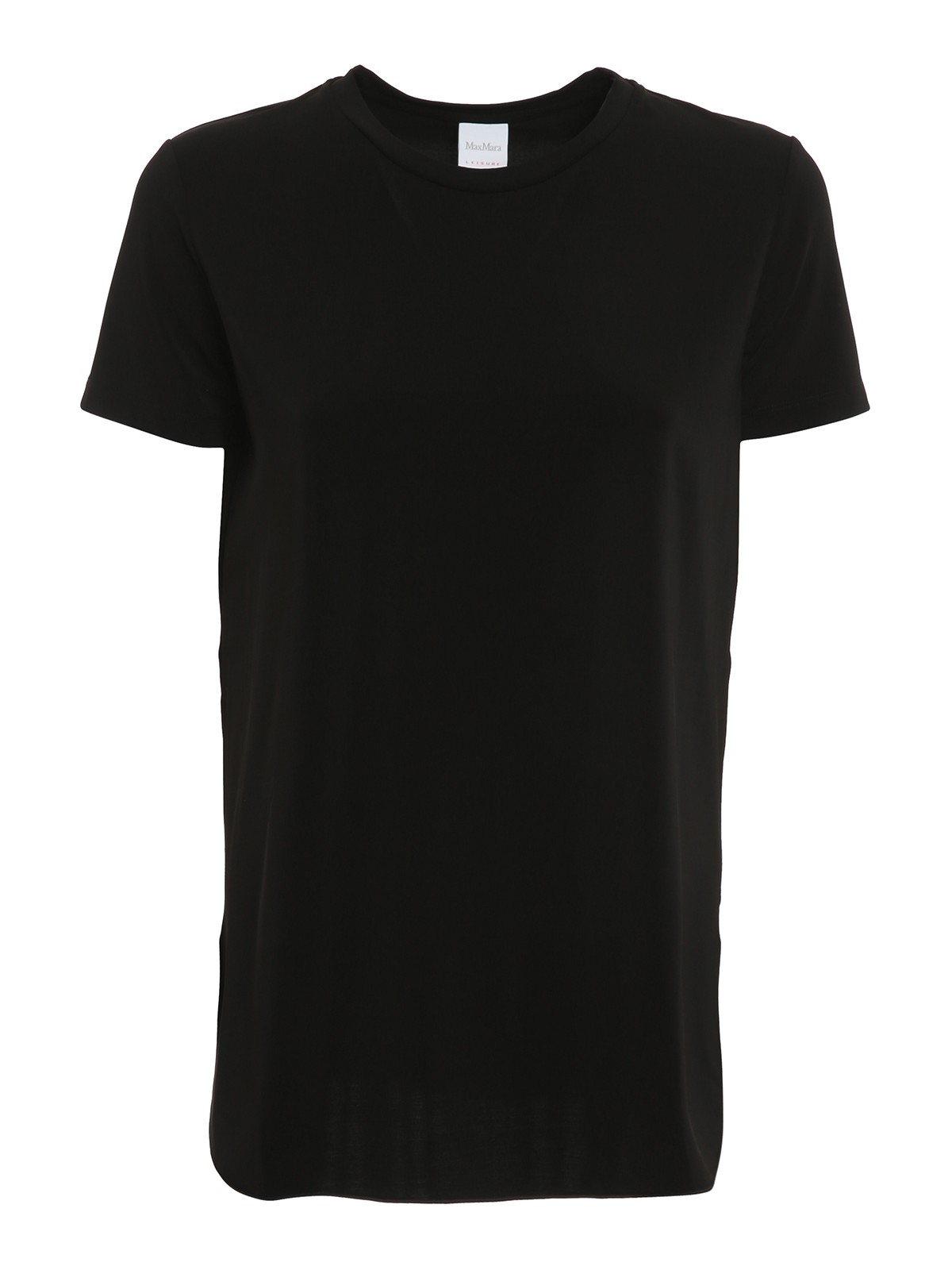 Max Mara Posato crêpe T-shirt - Black - Women | 397103166003