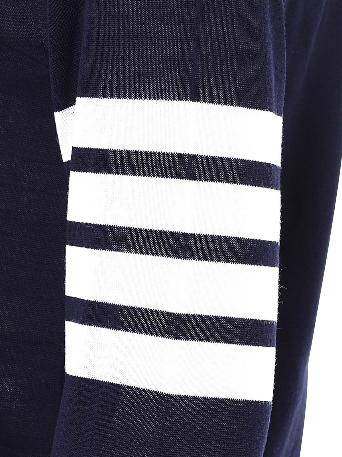 Crew necks Thom Browne - Merino sweater with four stripes - FKA280A00014415
