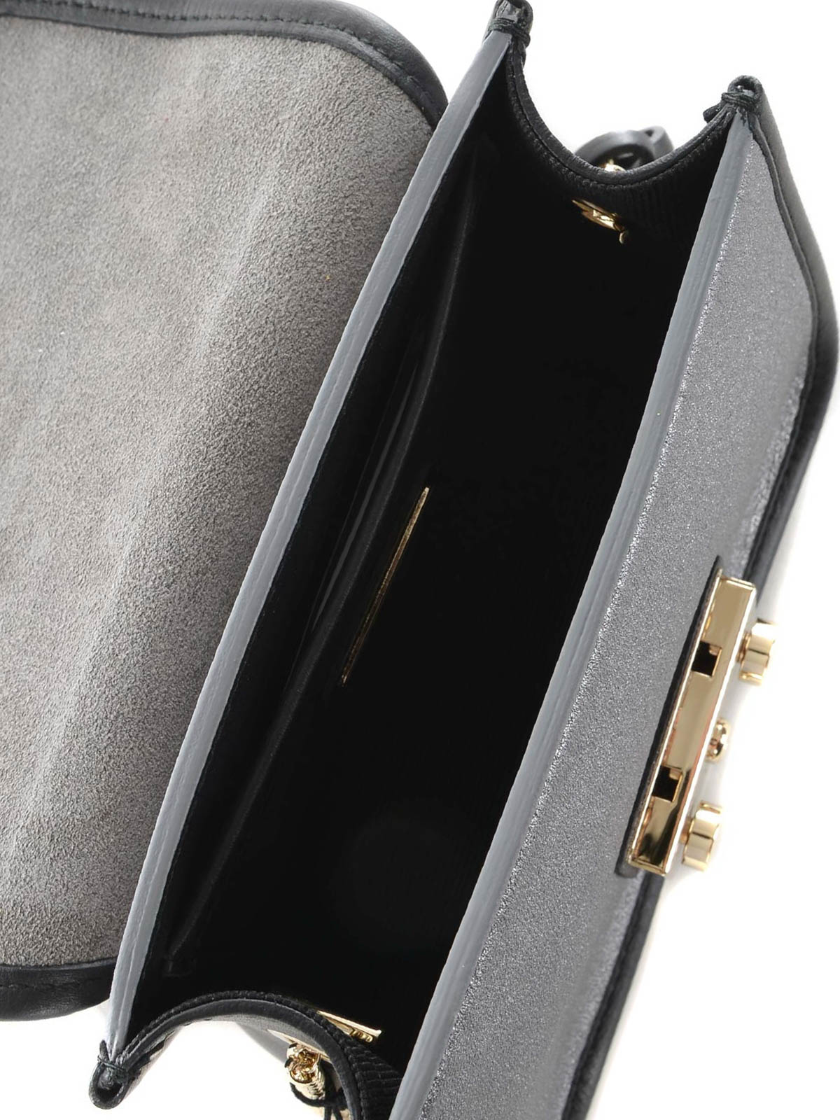 Cross body bags Furla - Metropolis Megamix haircalf bag - 835835NAVYACCIAIO