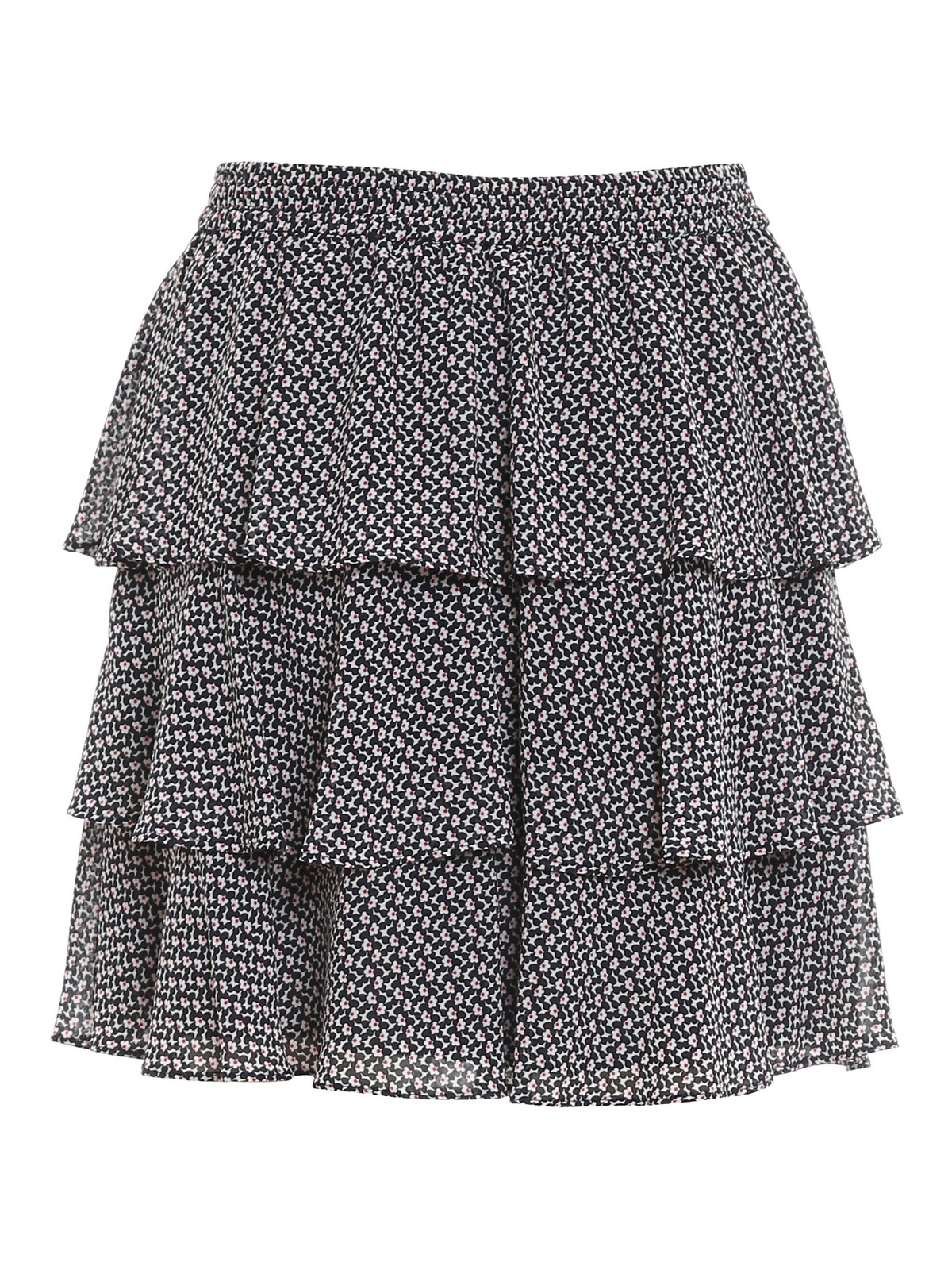 Michael Kors Floral patterned crêpe mini skirt | MS1701D20K486