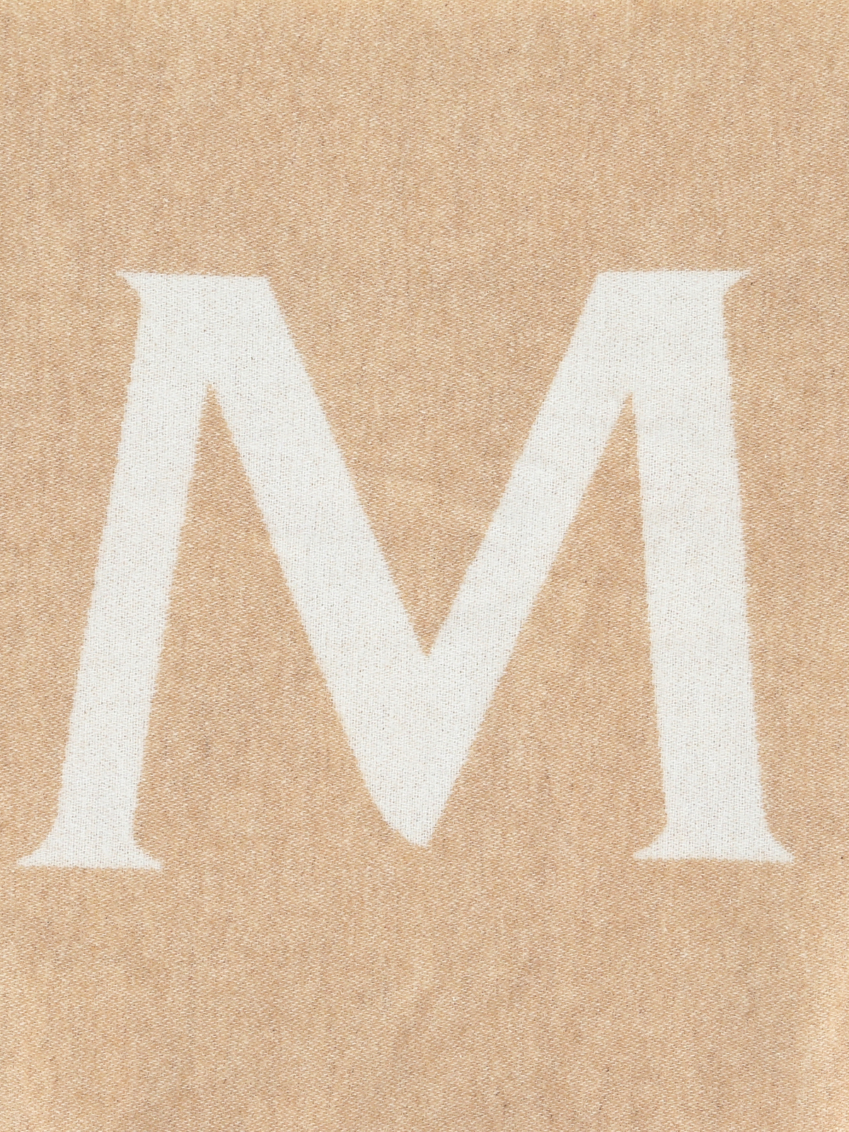 Moncler Logo lettering wool scard - Beige | E20930000600A0066226