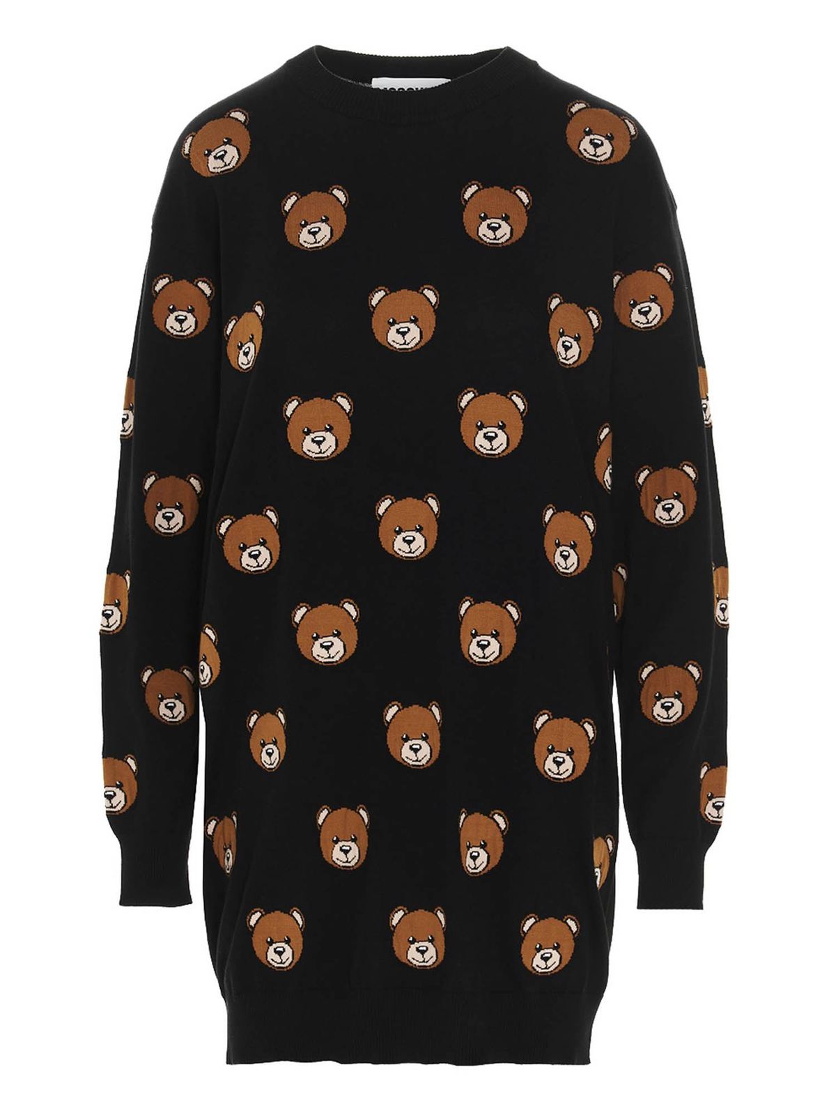 Moschino Teddy Bear short dress - Black - Women | 048605023555