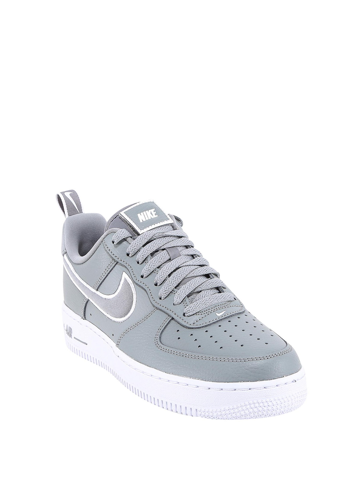 Nike Air Force 1 faux leather sneakers - Grey - Men | DH2472002