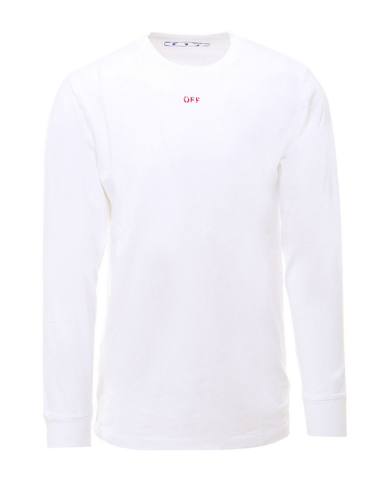 T-shirts Off-White - Spray Arrows print T-shirt - OMAB001E20JER0040125