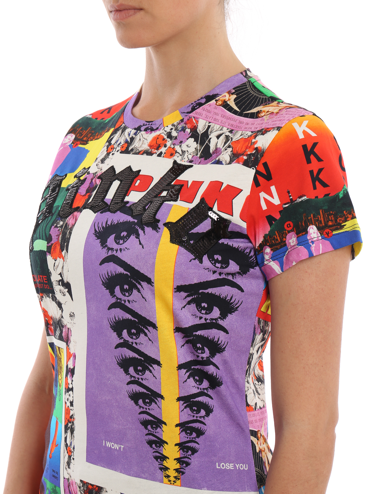 Pinko T-Shirt - Bunt - Bunt - Damen | 1B1496Y5WWNR4 | THEBS
