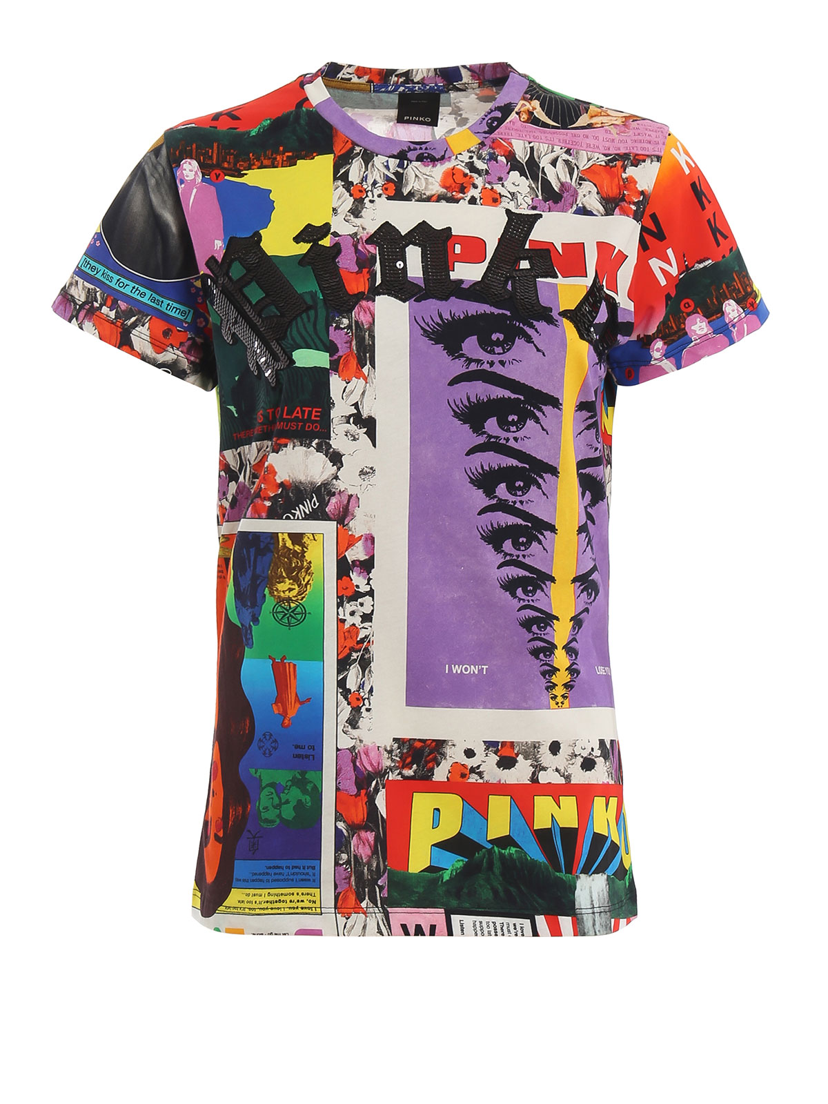 Pinko T-Shirt - Bunt - Bunt - Damen | 1B1496Y5WWNR4 | THEBS