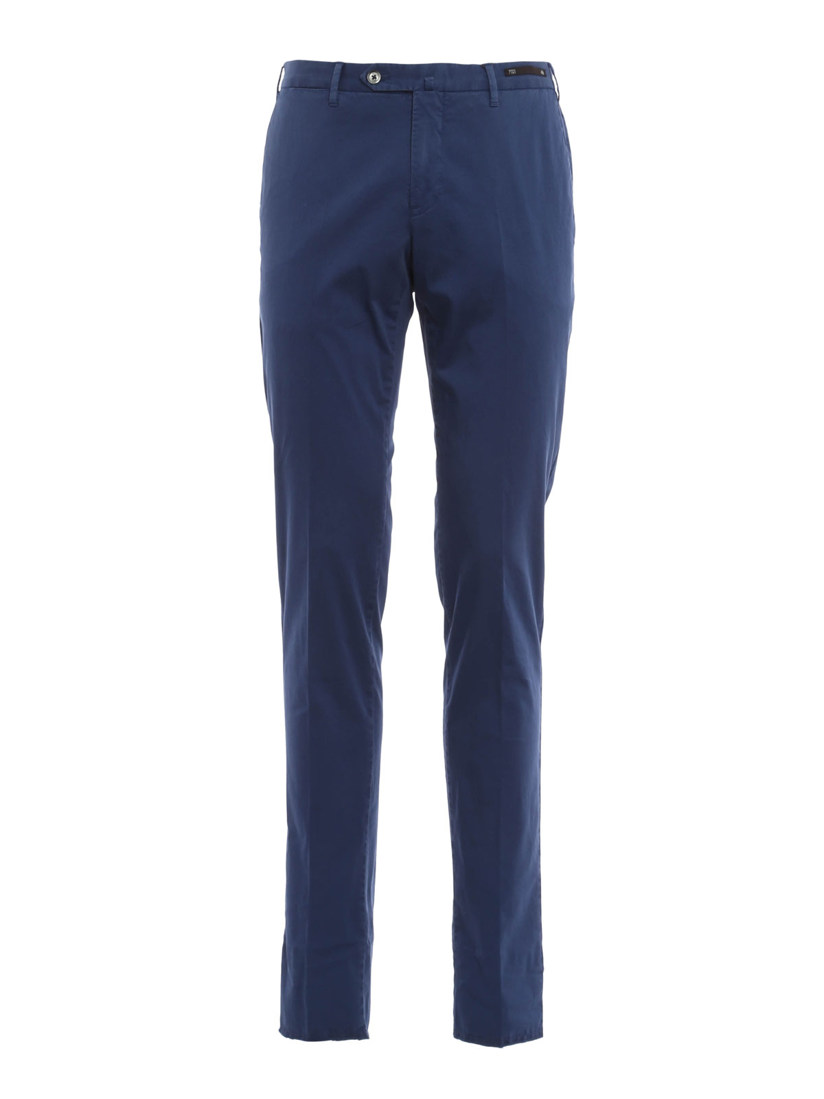 Pt Torino Micro pattern Malibu trousers - Blue - Men | FTALNT500340