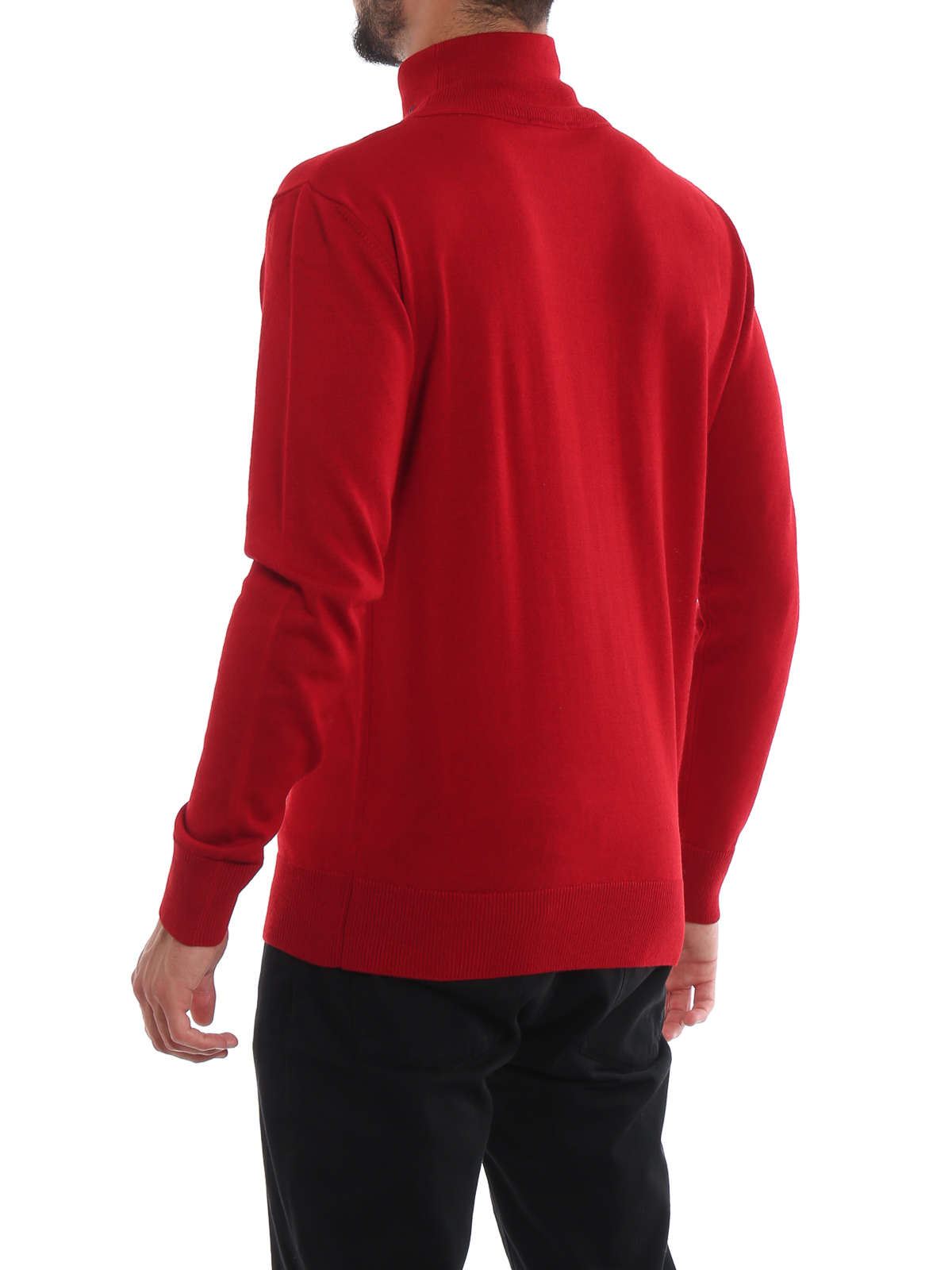 Col roulé & Col polo Gcds - Pull Col Roulé - Rouge - FW20M02006403