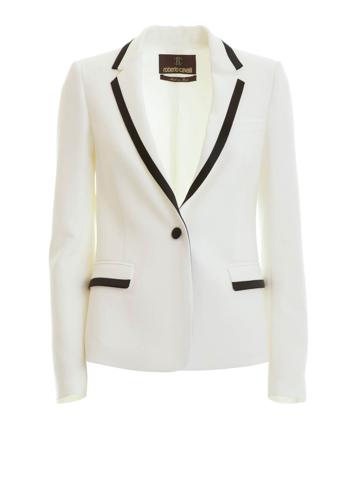 Roberto Cavalli Contrasting finishing blazer | CQT403KU01700052