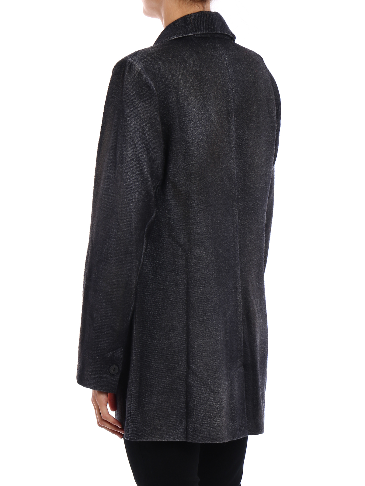 Avant Toi Shaded wool blend long blazer | 216D6760LCPVLV00200