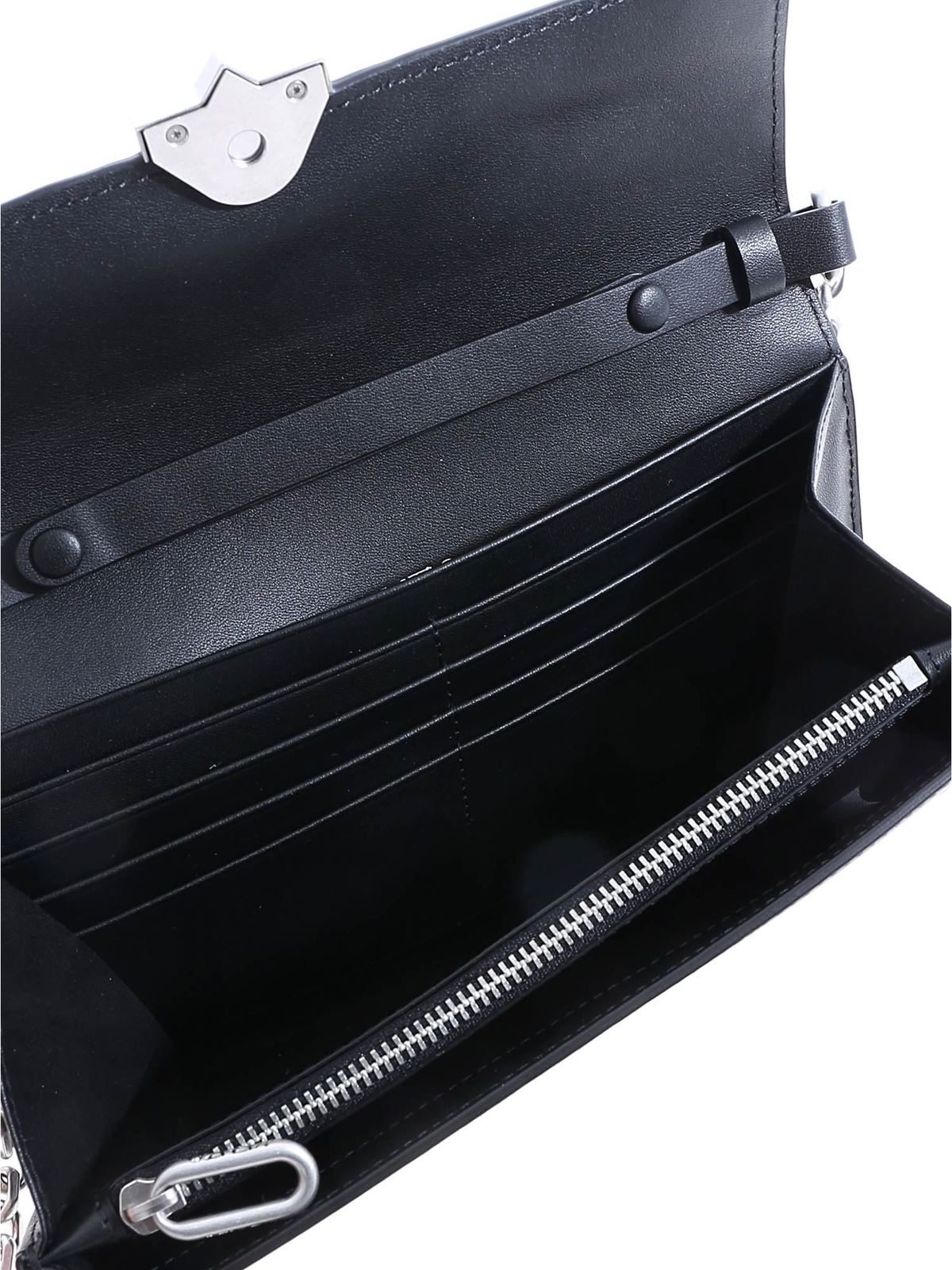 Kenzo Shoulder strap wallet in black - Black | FB52PM318L2099
