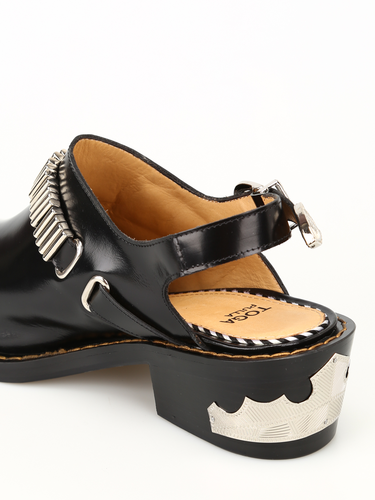 Mules Toga - Mules - Schwarz - AJ879BLACKPOLIDO | THEBS [iKRIX]