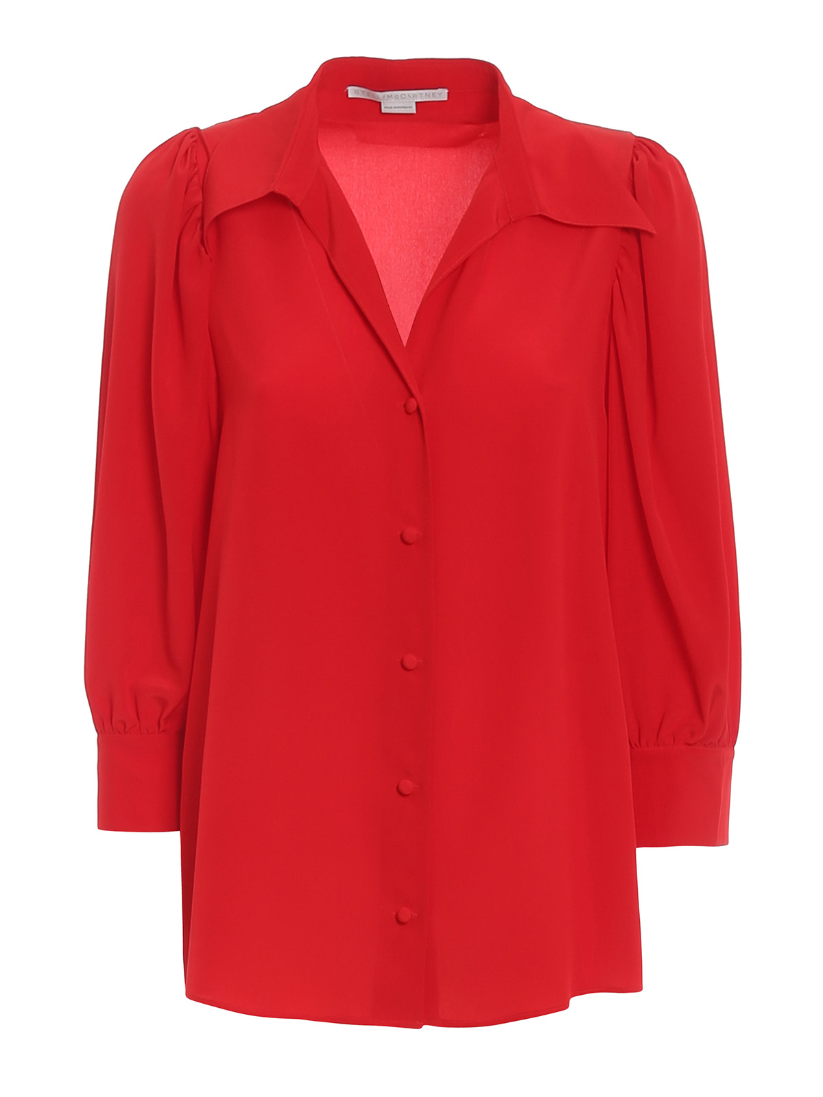Stella Mccartney Reese silk shirt - Red - Women | 599773SY2066515