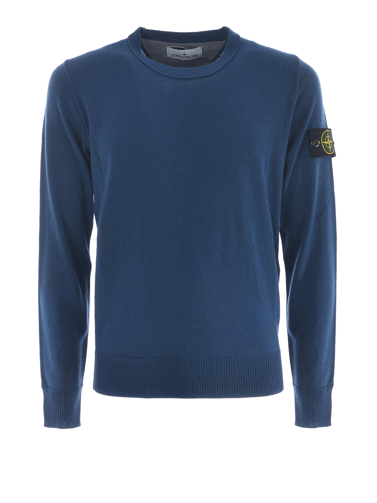 Crew necks Stone Island - Light blue wool crewneck - 50BC4V0024