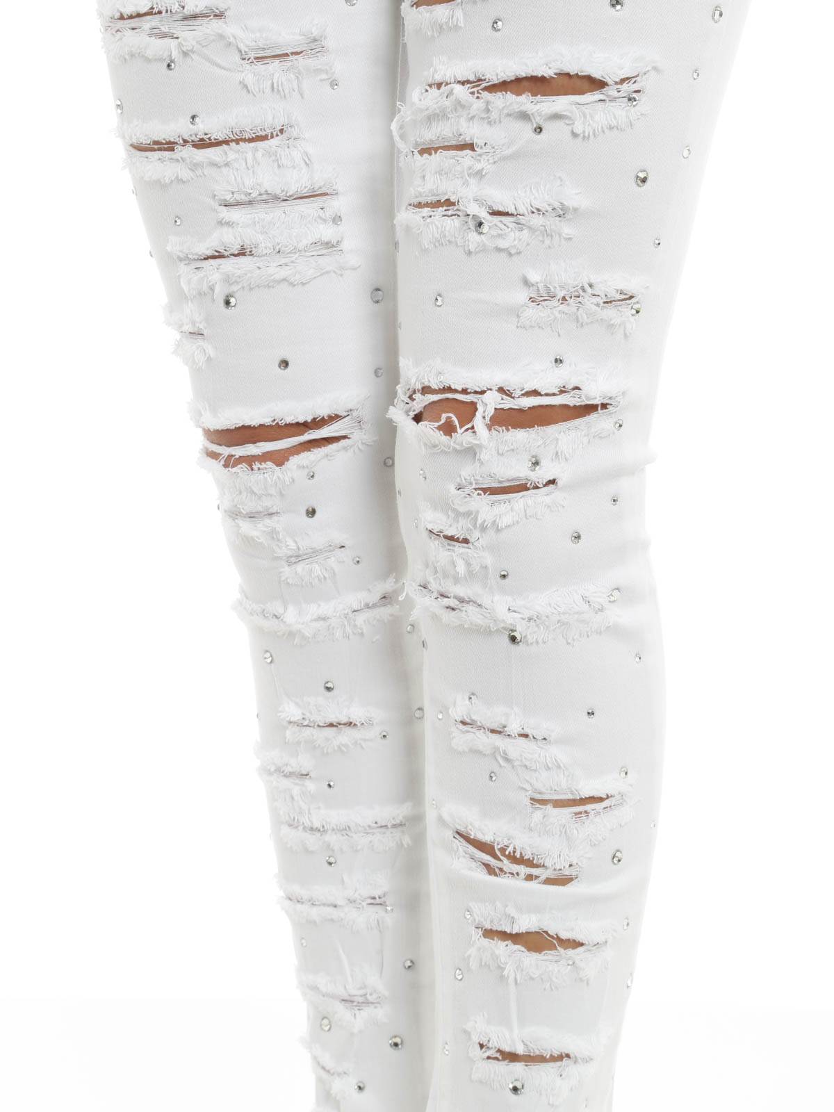 Philipp Plein Straight Supreme Rip Off-Jeans | SS16CW59342501IW