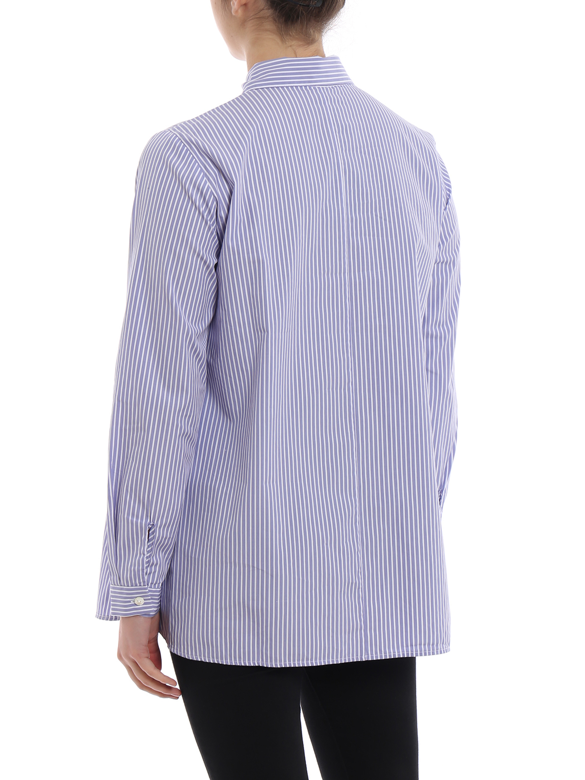 Blouses Woolrich - Striped cotton poplin A-line blouse ...