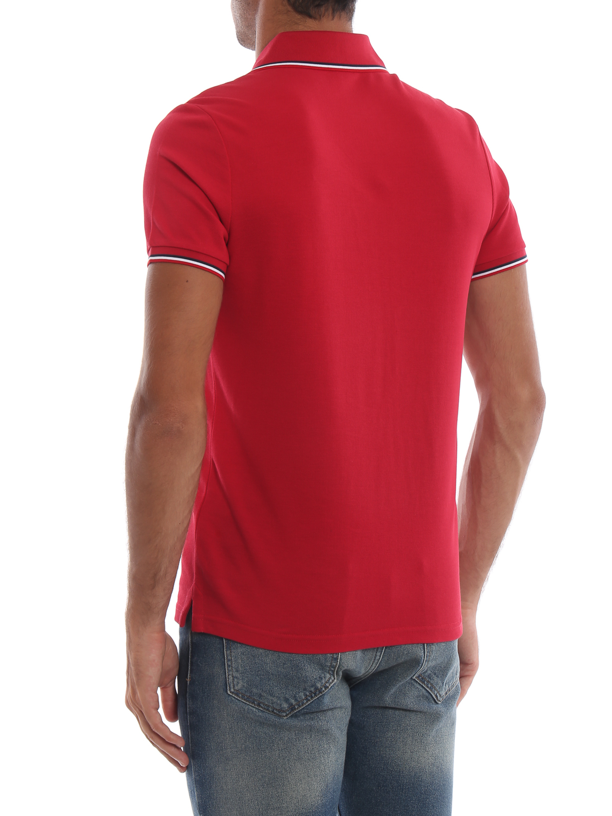 Red Polo Shirts Front And Back