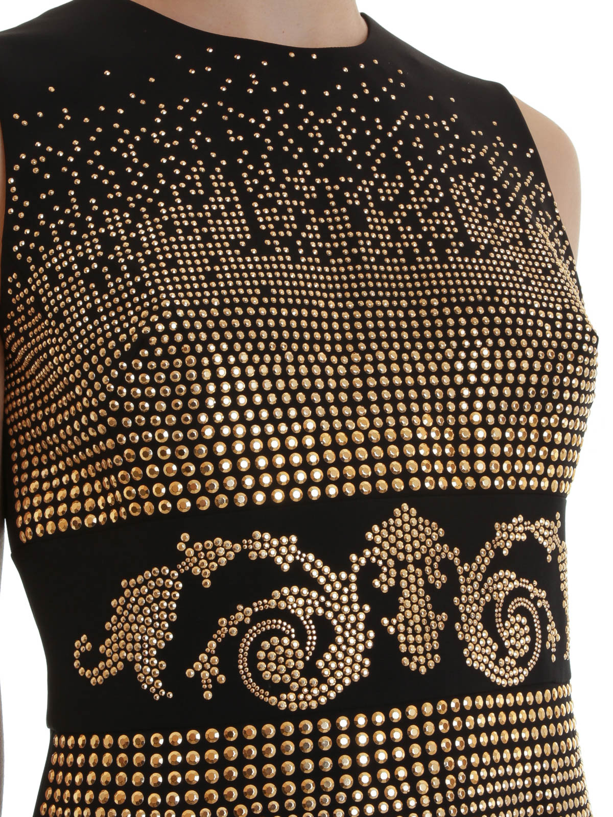 Cocktail dresses Versace Collection - Studded sheath dress ...
