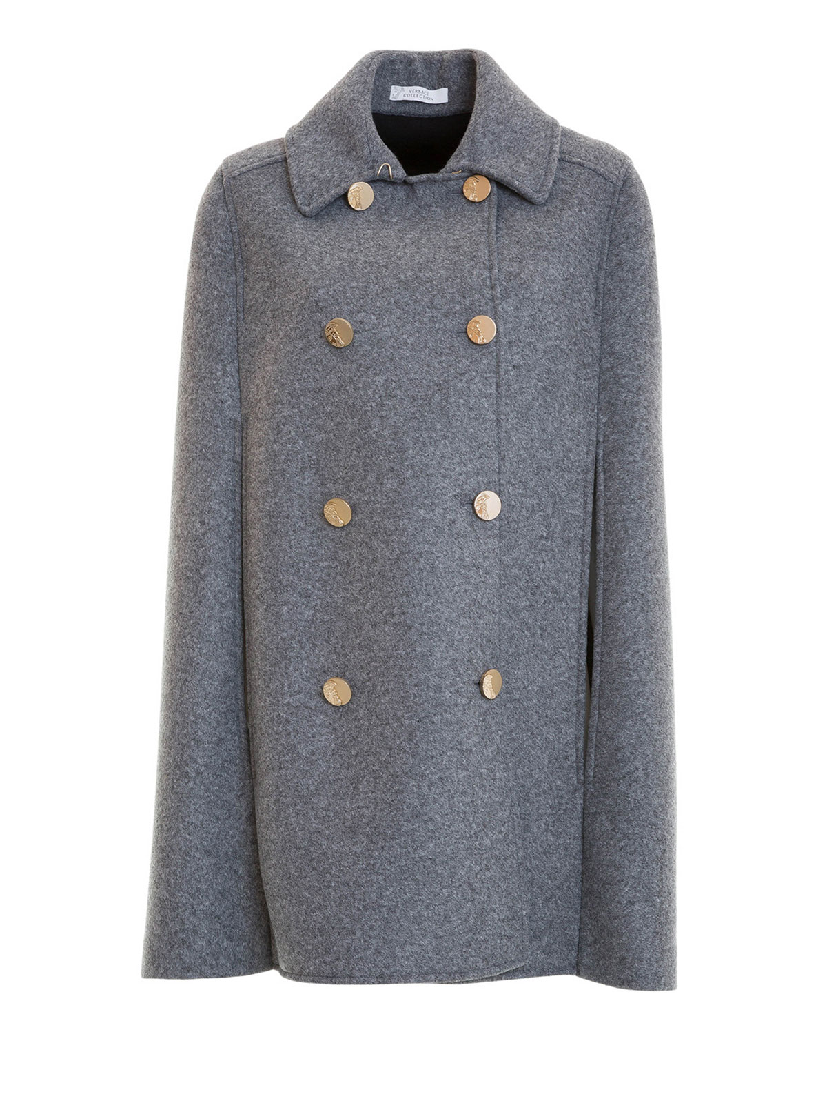 Versace Collection Double-breasted structured cape | G34426G602832G8667