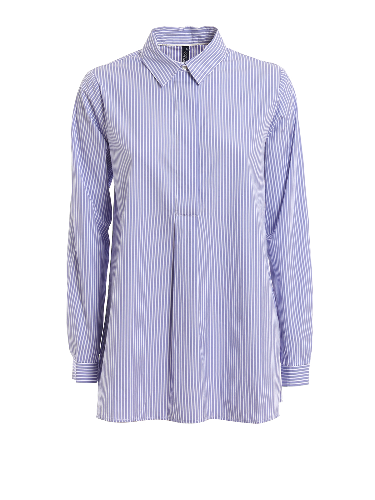 Blouses Woolrich - Striped cotton poplin A-line blouse ...