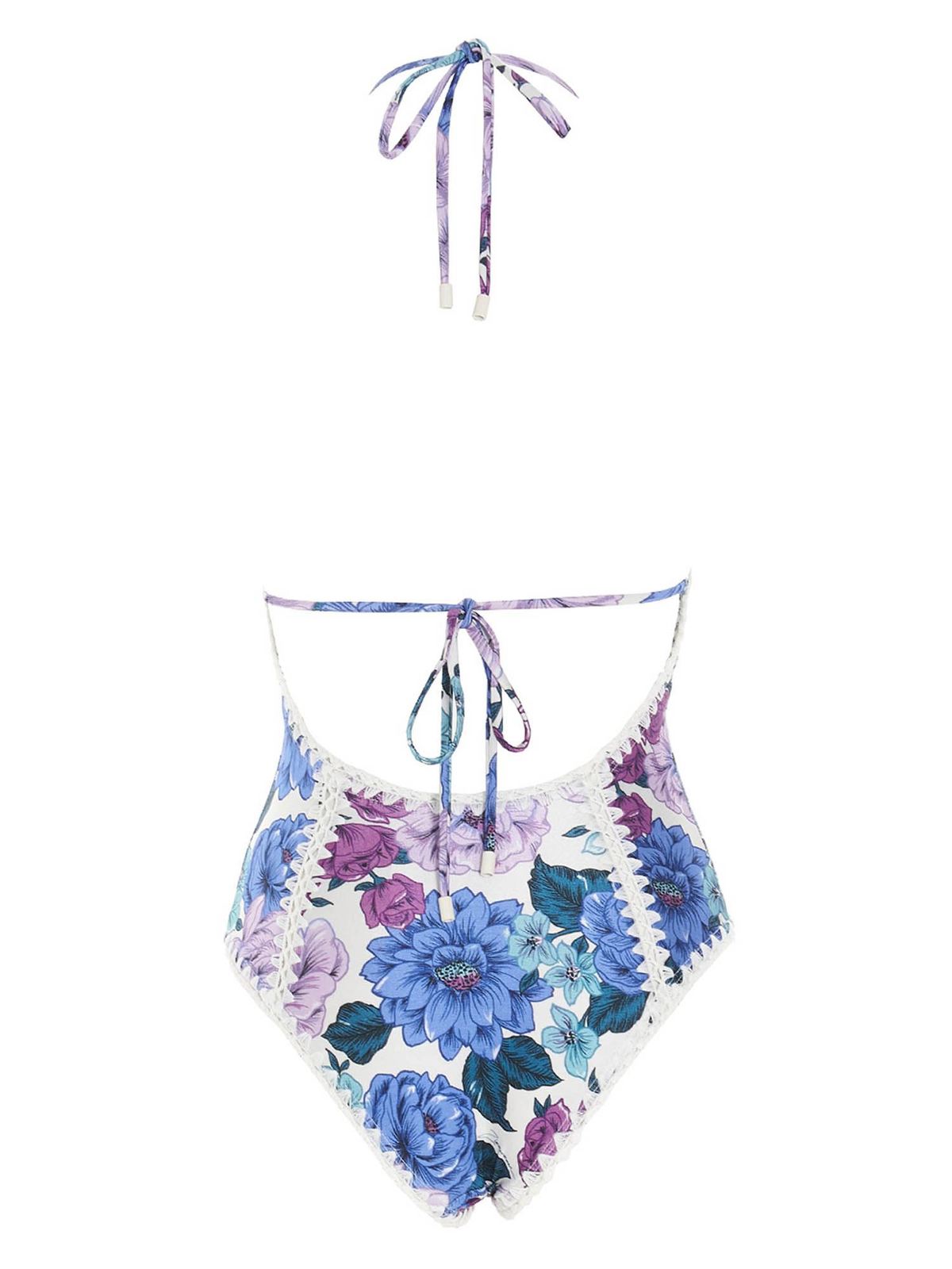 Zimmermann Poppy Crochet Edge one-piece swimsuit | 9281WPOPLIF